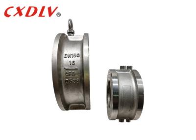 China H77X-150LB Wafer Dual Plate Check Valve Stainless Steel EPDM Soft Seat DIN PN16 50-80mm for sale
