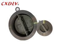 China H77X-150LB Wafer Dual Plate Check Valve Stainless Steel EPDM Soft Seat DIN PN16 50-80mm for sale