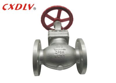 China API Class 150LB Stainless Steel CF8M Flange Globe Valve 8 Inch 12 Inch Plug Shaped Design for sale