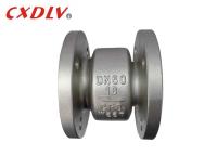 China DN50 DN80 Muffler Flange End Vertical Check Valve - Silent Operation, 100-300mm Sizes, GB/T Standards for sale