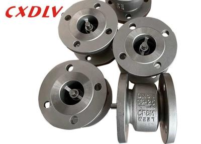 China CF8 Vertical Silence Type Spring Loaded Flange End Stainless Steel Check Valve DN100-300 with GB/T Standards for sale