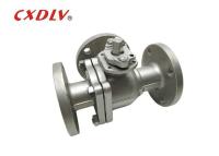 China ANSI 150LB Low Platform Stainless Steel T Type 3 Way Flange Ball Valve 4 Inch for sale