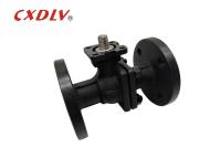 China WCB 2 Piece Manual Stainless Steel Flange Ball Valve DN65 PN16 with Mounting Pad for sale