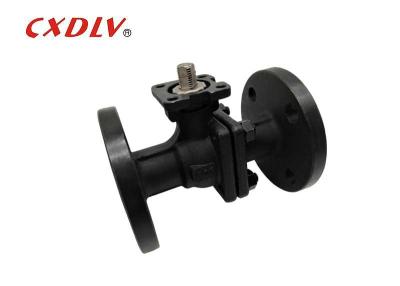 China WCB 2 Piece Manual Stainless Steel Flange Ball Valve DN65 PN16 with Mounting Pad for sale