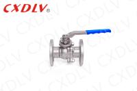 China CF8 Flanged Ball Valve PN16-PN40 1/2-8 Inch RPTFE Develon Seat for Oil Fluids for sale