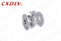 China Electric Actuator Direct Mount Stainless Steel Ball Valve Flange Type DN50 to DN200 PN16 for sale