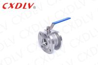 China Wafer Ball Valve With RPTFE Or PPL Sealing Ring for sale