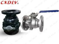 China Carbon Steel A216WCB Flanged Ball Valve CF8 Ball RPTFE Seat -20C to 280C for sale