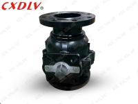 China Carbon Steel A216WCB Flanged Ball Valve RPTFE Seat DN50 Waste Water Treatment for sale