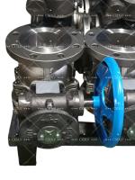 China DIN PN16 Flanged Ball Valve 2PC Full Port Stainless Steel DN50 Manual Water Gas Oil for sale