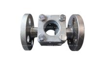 China Stainless Steel Flanged Sight Glass DN15-DN150 ASTM B16.34 Visual Flow Indicator for sale