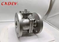 China 1.4409 Flanged Ball Valve ISO5211 Mounting PN16 DN100 Floating Design for sale