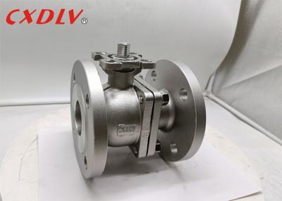 China 1.4409 Flanged Ball Valve ISO5211 Mounting PN16 DN100 Floating Design for sale