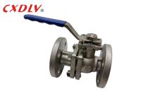 China DIN PN16 Stainless Steel Ball Valve 2 Piece Full Port ISO5211 Top Flanged DN15-DN200 for sale