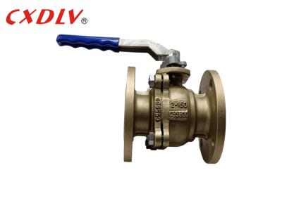 China 2 Inch ANSI150LB C95800 Ball Valve Handle Lever Seawater 2PC Flanged for sale