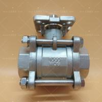 China Stainless Steel Threaded Ball Valve with NPT Connection - 1/2