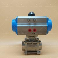 China Stainless Steel Threaded Ball Valve with NPT Connection - 1/2