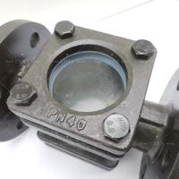 China ASTM B16.34 Flanged Sight Glass 300LB Tempered Glass for LPG Flow 1/2-8 Inch for sale