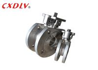 China Stainless Steel CF8 Wafer Ball Valve Flanged One Piece Body PN16 DN15-DN200 for sale