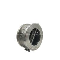 China 150LB Super Duplex 2507 Wafer Dual Plate Check Valve DN100 for Sea Water for sale