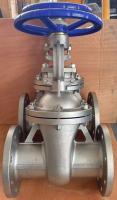 China CF8M Flanged Gate Valve PN16RF with Handle Wheel - DN15 to DN300 Size Range, -196°C to 650°C Temperature for sale