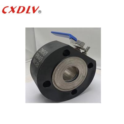 China PN40 High Pressure Wafer Floating Ball Valve End Entry PTFE Seat DN15-DN200 for sale
