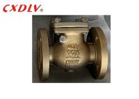 China Aluminum Bronze C95800 Flange Swing Check Valve JIS10K DN25-DN300 for Marine for sale