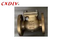 China C95800 Nickel Aluminum Bronze Flange Swing Check Valve JIS10K DN25 DN300 for sale