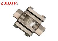 China Screwed Sight Glass Flow Indicator 800 WOG PTFE Seat DN15-DN40 Waste Water for sale