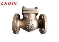 China C95800 Aluminum Bronze Swing Check Valve 150LB Raised Flange ANSI B16.5 for sale