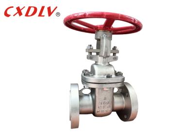 China Flexible Wedge CF8 Gate Valve ANSI150 Outside Screw Rising Stem Handwheel Flanged 1/2-12 Inch for sale