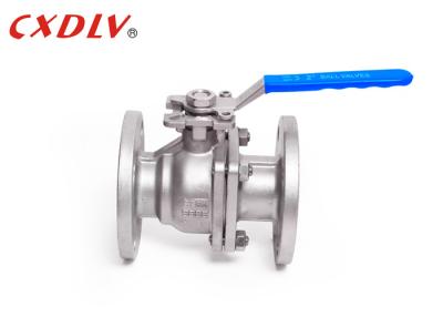 China 150LB 4 Inch Flanged Ball Valve Stainless Steel CF8 CF8M Direct Mounting Pad Floating Ball Valve 2PC for sale