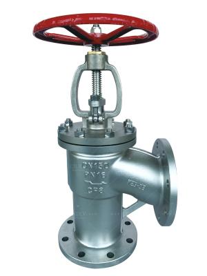 China Flanged Angle Globe Valve DN50-DN80 GB/T12221 for Industrial Flow Regulation for sale