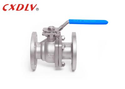 China 150LB 2 Inch Stainless Steel Flanged Ball Valve CF8 CF8M with Direct Mounting Pad - Temperature Range -20°C to 185°C for sale