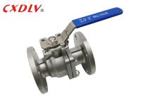 China 150LB 2 Inch Stainless Steel Flanged Ball Valve CF8 CF8M with Direct Mounting Pad - Temperature Range -20°C to 185°C for sale