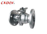 China DIN Double Flanged Ball Valve ISO5211 Pad with Handle or Actuator - 1/2