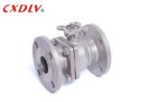 China JIS 20K 2PC Cast Steel Ball Valve DN15-DN200 with ISO5211 Mounting Pad for Motor Applications for sale