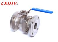 China Class 150LB CF8 Stainless Steel Flanged Ball Valve 2 Inch Full Port with -20°C to 185°C Temperature Range for sale