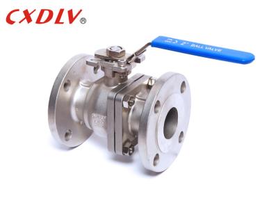 China Class 150LB CF8 Stainless Steel Flanged Ball Valve 2 Inch Full Port with -20°C to 185°C Temperature Range for sale