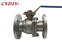China Class 150LB CF8 Stainless Steel Flanged Ball Valve 2 Inch Full Port with -20°C to 185°C Temperature Range for sale