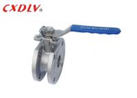 China CF8 SS304 DN50 Wafer Ball Valve with Actuator Drive - 1.6-4.0 MPa Pressure, -20°C to 350°C Temperature Range for sale