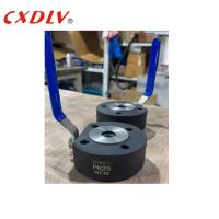 China DN20 PN25 WCB Wafer Ball Valve with PTFE Seat and Stainless Steel Lever for sale