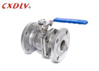 China RF CF8 CF8M WCB Double Flange Floating Ball Valve Split Body Control Valve for sale