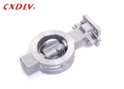 China DN300 Wafer Butterfly Valve Double Flange End Gear Operated for Water Oil Gas PN16-PN40 for sale
