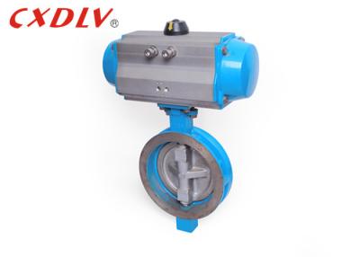 China Spring Return Pneumatic Rotary Actuator Wafer Butterfly Control Valve 1/2