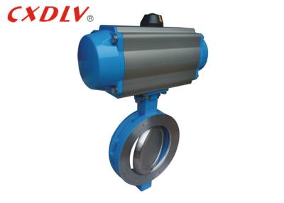 China Carbon Steel A216 WCB Pneumatic Butterfly Valve 150LB-600LB Pressure Rating 1/2-24 Inch Size Range for sale