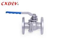 China Handle Operated Full Port Flanged Ball Valve DN15-DN200 PN16-PN40 GB Standard for sale