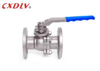 China DIN Standard Split Body Low Platform 2pc Ball Valve PTFE PPL Soft Seat for sale