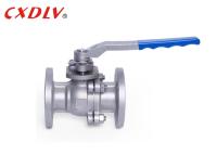 China ANSI Industrial Flanged Ball Valve Split Body Stainless Steel Floating Class 150 1/2