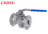 China ANSI Industrial Flanged Ball Valve Split Body Stainless Steel Floating Class 150 1/2